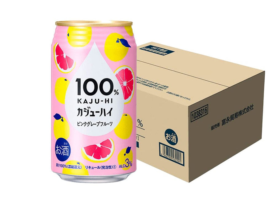 DAITO 100% KAJU-HI Pink Grapefruit CHU-HI | Daiwa Food